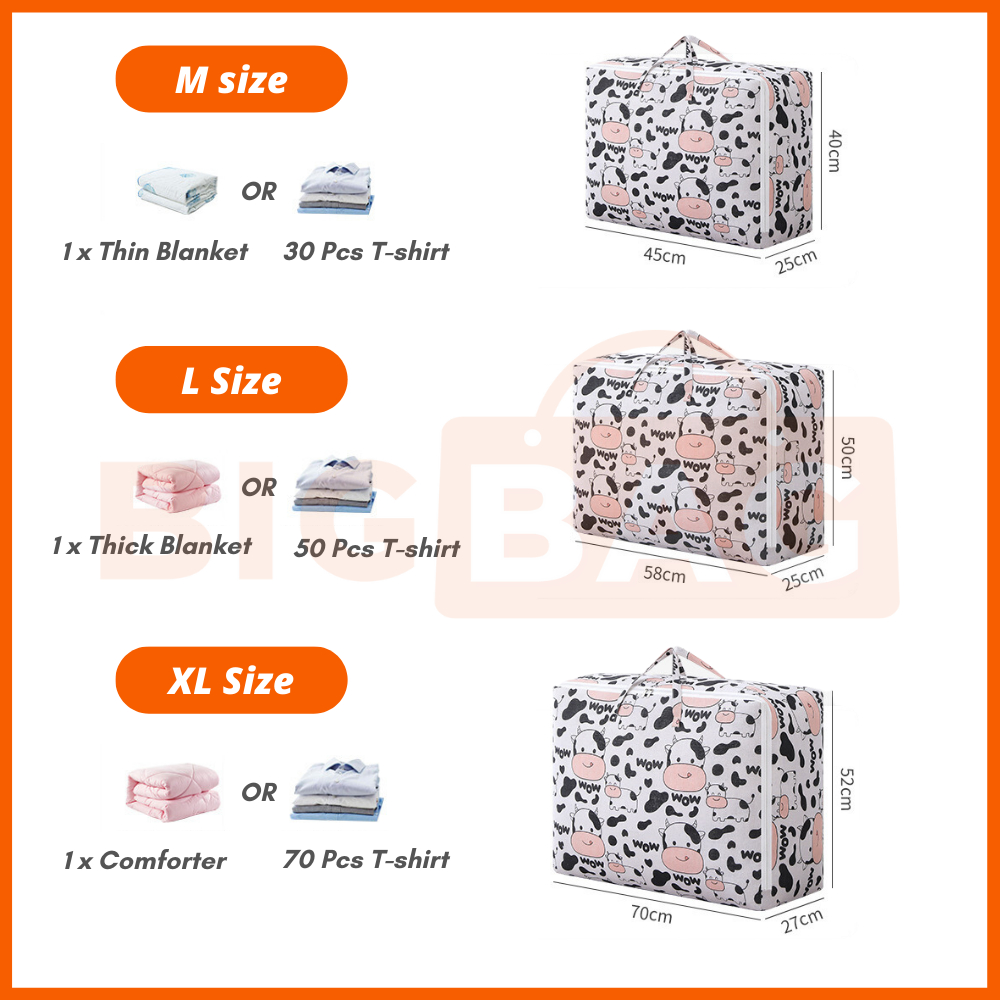 BIG BAG Comforter Bag Storage Beg Simpan Toto Beg Pakaian Travel Beg ...