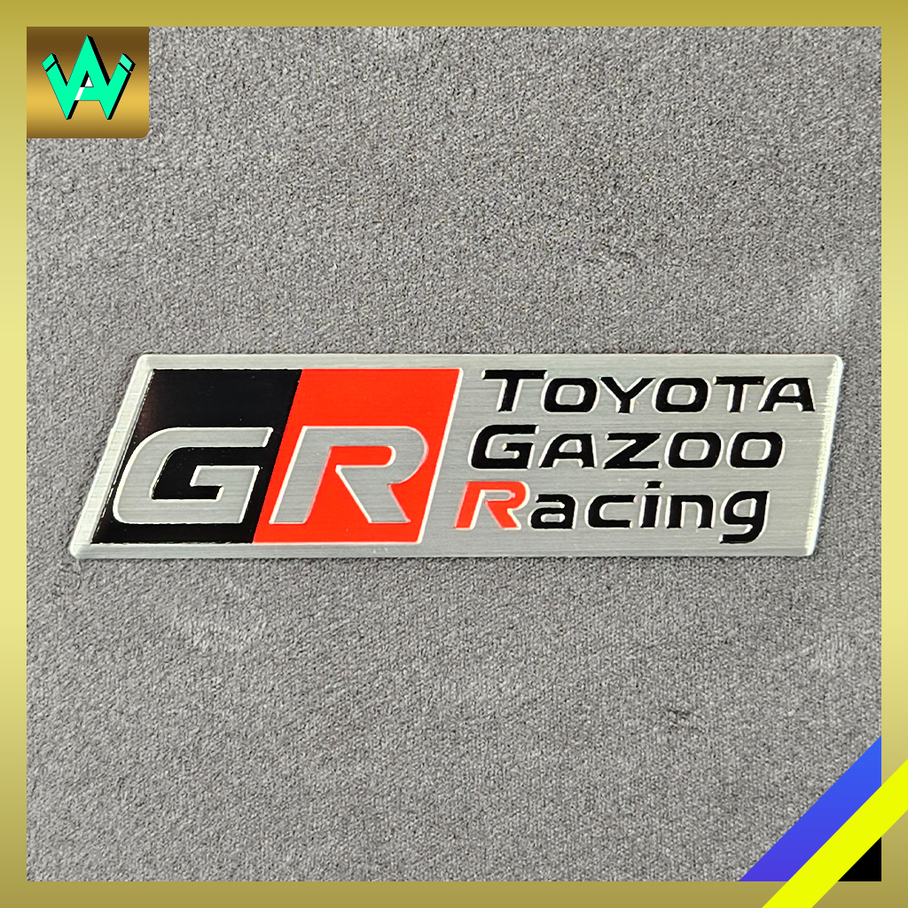 GR Gazoo Racing Logo Sport Sticker Logos Badge Toyota Yaris Corolla ...