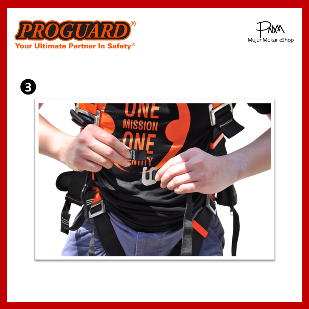 PROGUARD Suspension Trauma Safety Strap - Wear with Body Harness, Extra ...