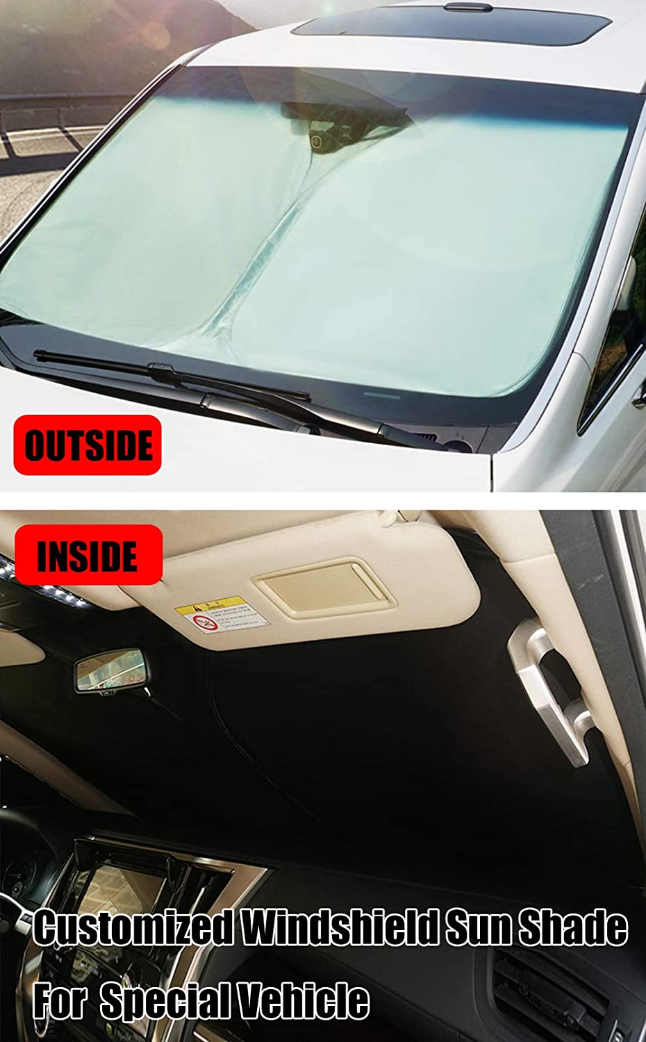 Toyota Veloz Perodua Alza 2022 - 2026 Car Front Windshield Sunshade ...