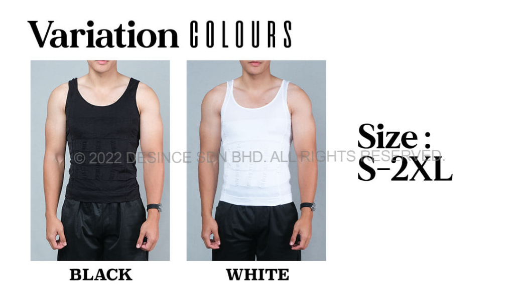 🇲🇾 DESINCE Men Slimming Singlet Man Singlet Body Shaper Slim Shapewear ...