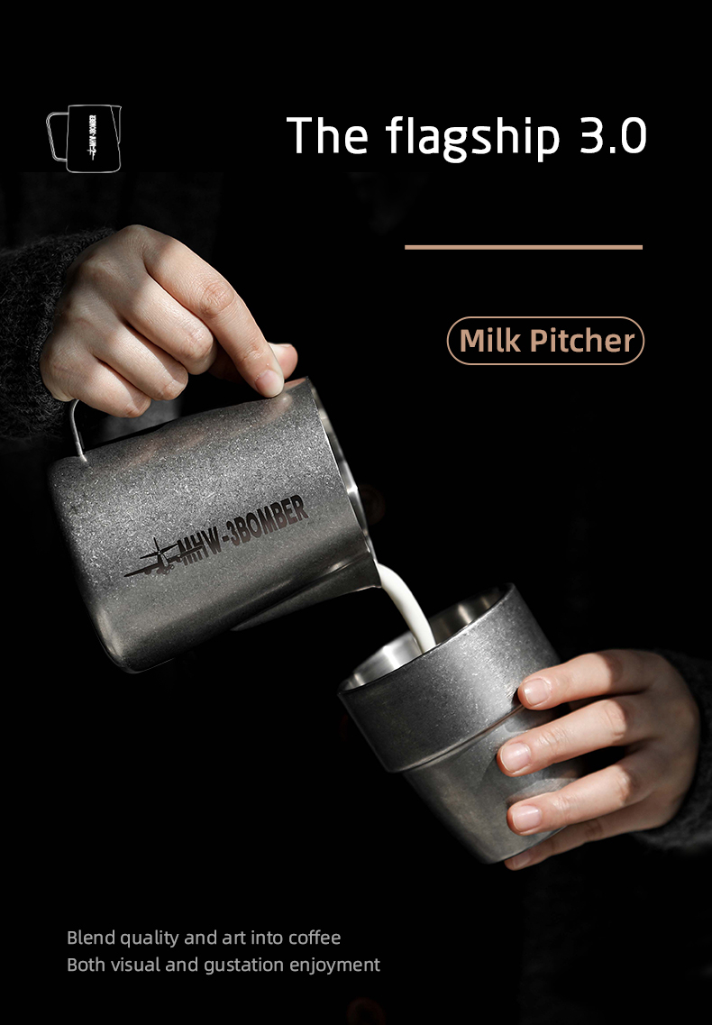 MHW-3BOMBER - Milk Frothing Pitcher 3.0 bomber pitcher Milk Frothing ...