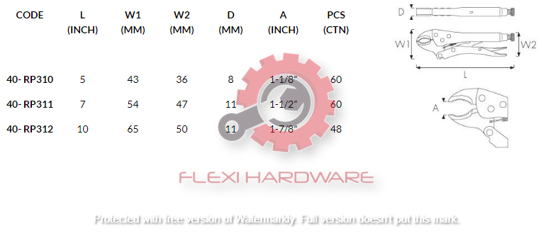 Remax Locking Plier Jam Plier (5''/7''/10'') | Shopee Malaysia