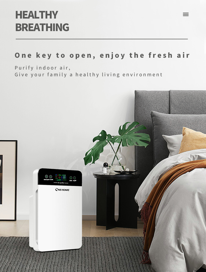 ONEHOME Air Purifier with UV Sterilization 淨化器空氣淨化器 Home Air Purifier/Air Cleaner Dust Removal ...