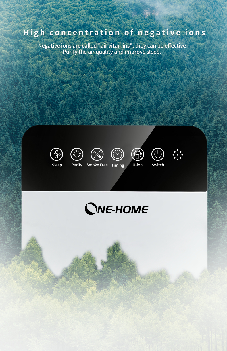 ONE HOME Udara Air Purifier with Remote 空氣淨化器 Pet Air Purifier Anti PM2.5 Indoor Air Purifier ...
