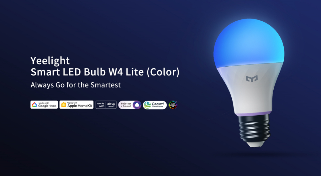 Yeelight Smart LED Bulb W4 Lite (New Version W3) | 2700K Color ...