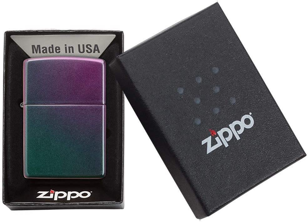 🇺🇸 Zippo 49146 Classic Iridescent Luminous Series Windproof Lighter ...