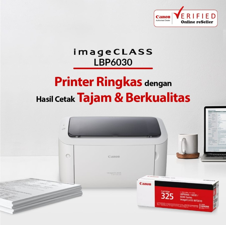 Canon Monochrome Laserjet Printer A4 imageCLASS LBP6030 Wired & LBP6030W Wireless | Shopee Malaysia