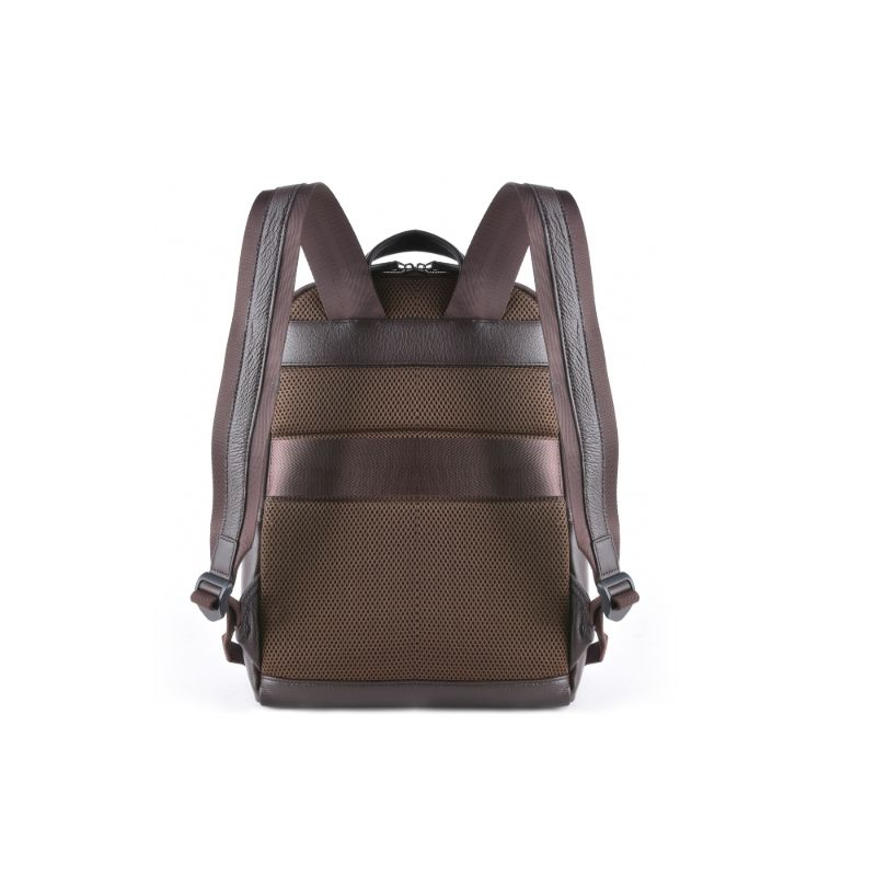 Charles Berkeley ASHFORD Men's Backpack Calf Leather Double Zipper ...