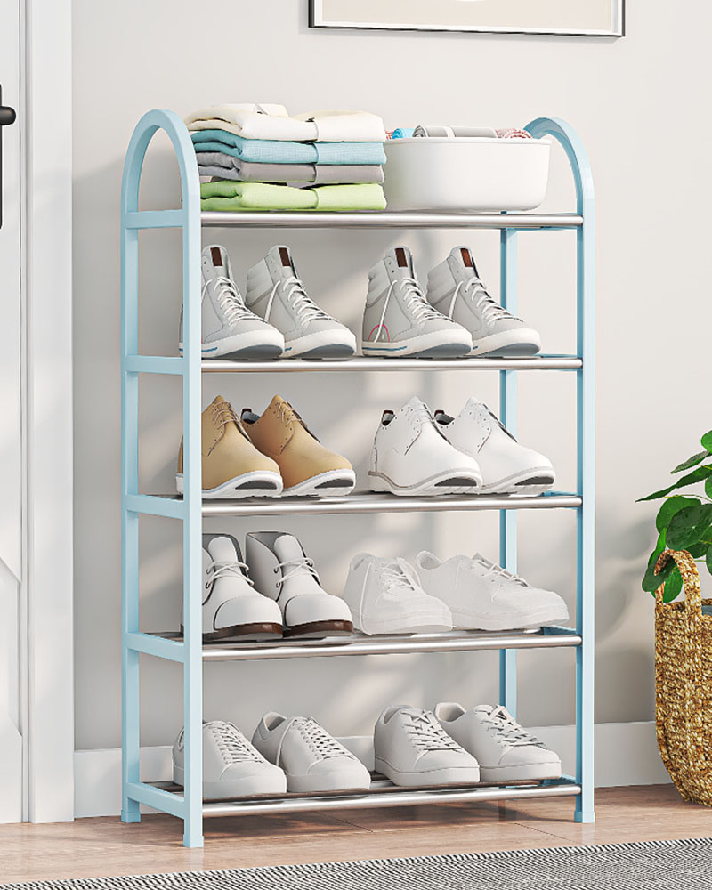 5 Tiers Shoe Rack Shoes Storage Organizer Racks Shoe Shelf Indoor ...