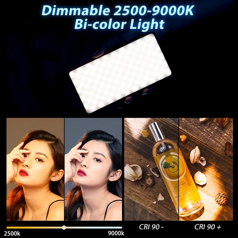 ULANZI VL200 5000mAh Bi-Color LED Video Light for DSLR Camera | Shopee ...