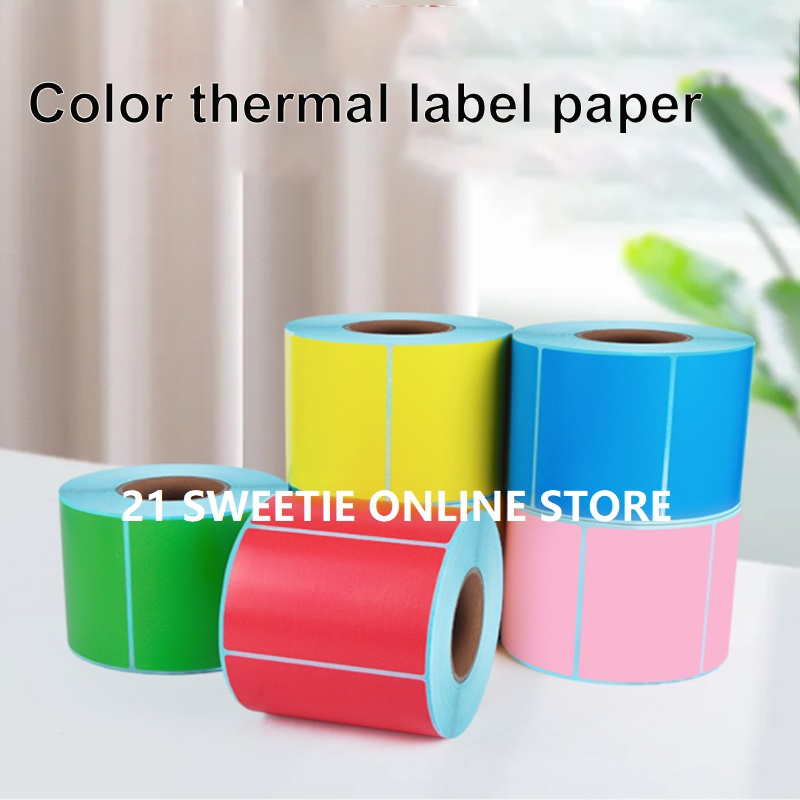 [ ALL COLOUR DIRECT THERMAL ROLLS ] COLOR DIRECT THERMAL STICKER LABEL ...
