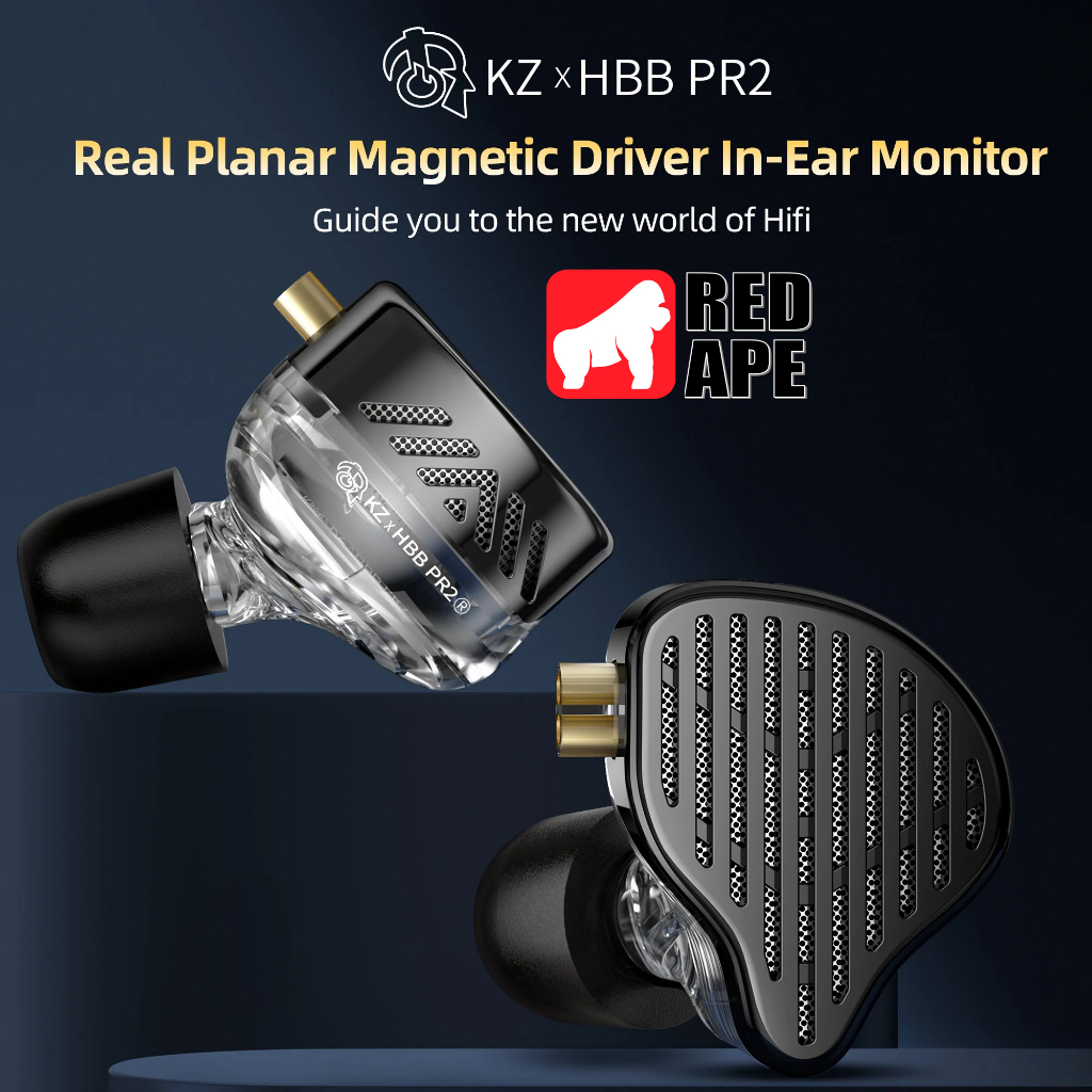KZ x HBB PR2 Real Planar Magnetic Driver In-Ear Monitor Earphones | Shopee Malaysia