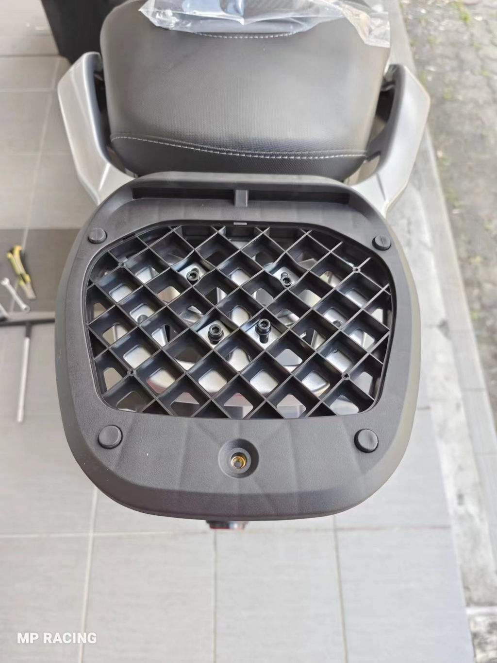 Top box ABS Plastic motorcycle 36Liter,Aluminium Box Stlye,Light weight ...