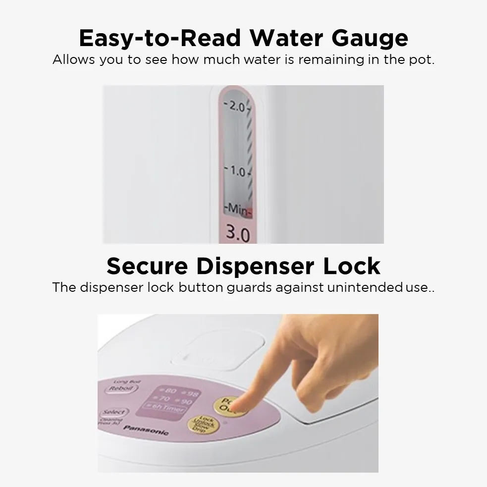 [Free Bubble Packing] Panasonic 4L Thermo Pot | NC-EG3000PSK NC-EG4000PSK Thermo Flask Pemanas ...