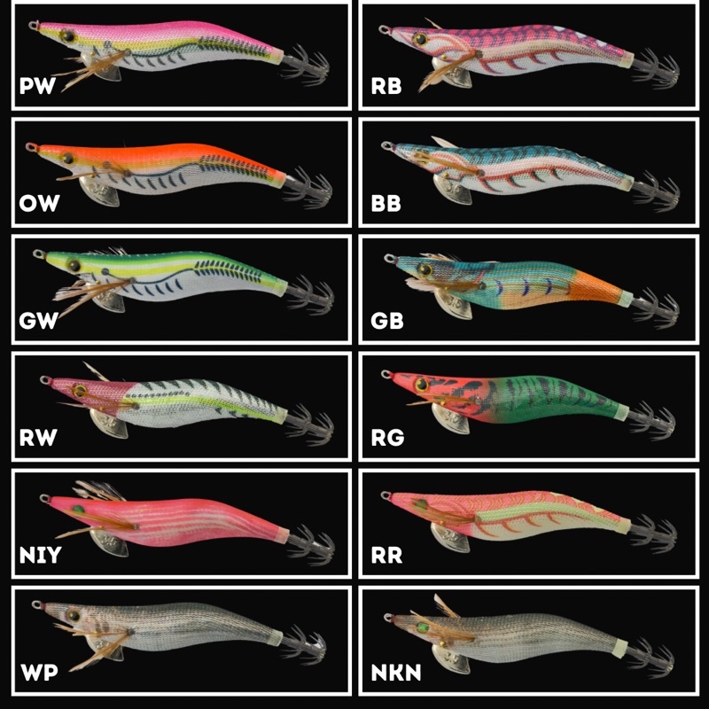 S Egi Sutte Squid Jig 3.5# / 21g / Candat Sotong Killer casting sotong Luminous Squid Jigs Umpan ...