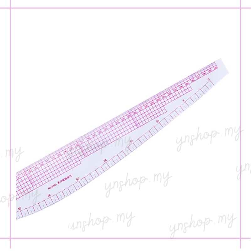 No.6501 Curve Ruler For Dressmaking Support Tools & Easy Sewing Pattern ...