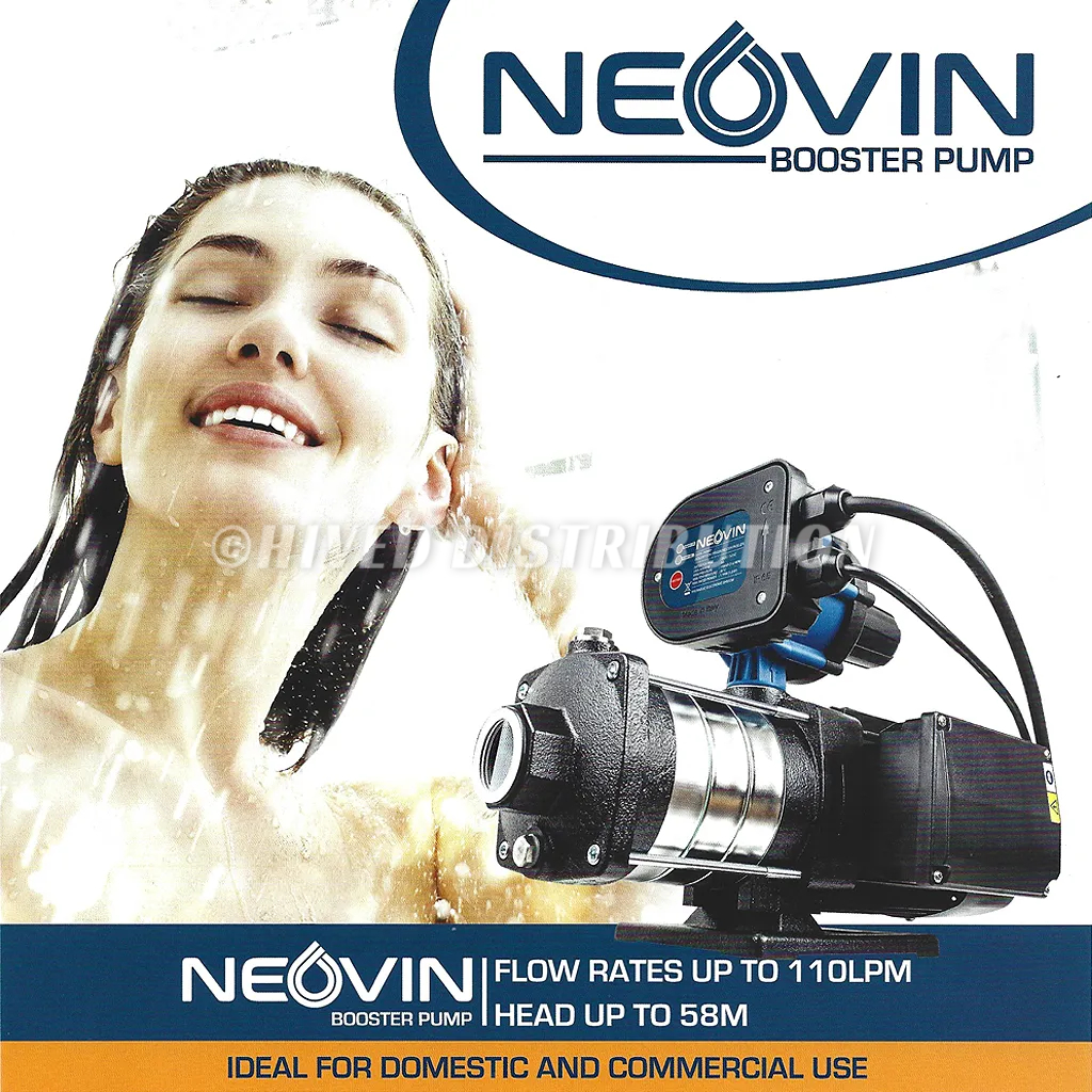 (Super Silent) Neovin CH-M Automatic Booster Pump 0.5HP/0.75HP/1HP/1 ...