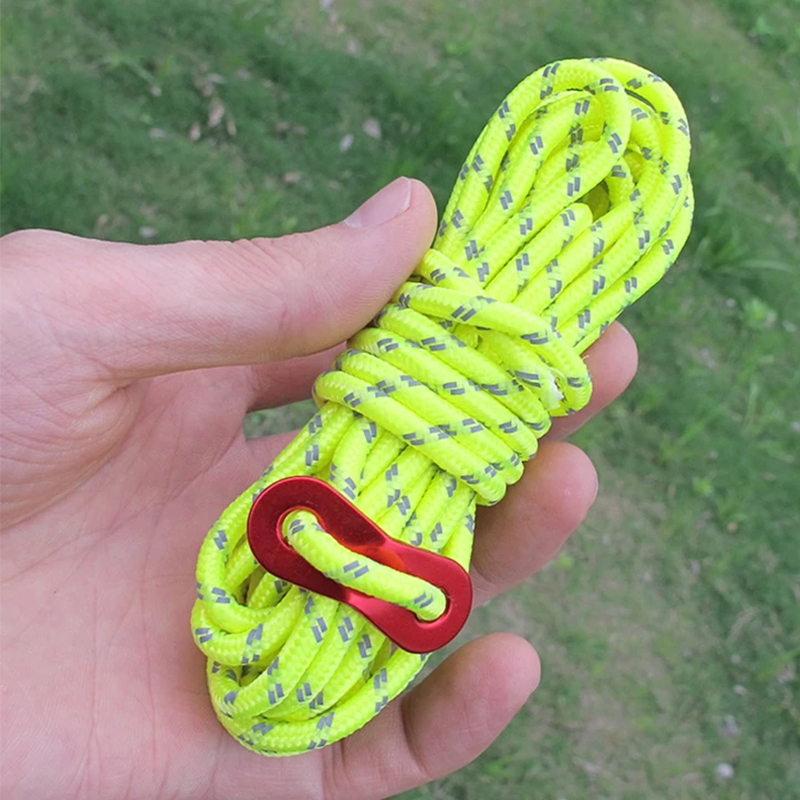 4 Meter Reflective Camping Rope Flysheet Tarp Camp Tent Hammock ...