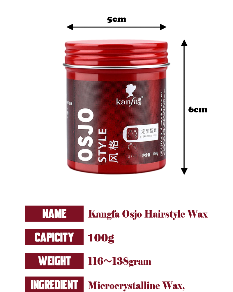 Kanfa OSJO Professional Hair Mud Long Lasting Minyak Rambut Fluffy ...