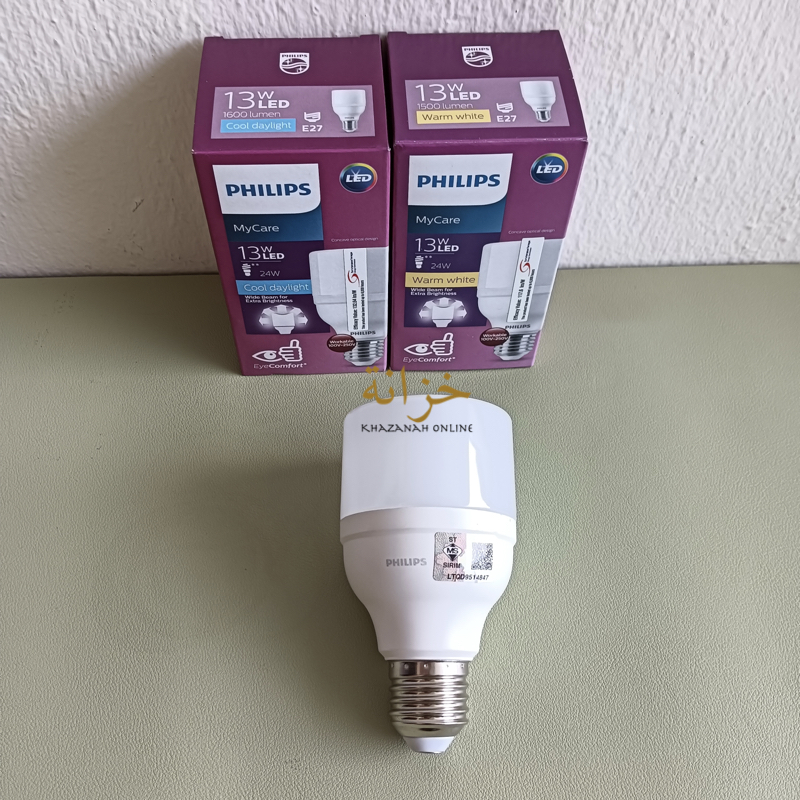 Philips LED Bulb LEDBright Bright Boost 13W 15W 17W ( 6500K Cool Daylight / 3000K Warm White ...
