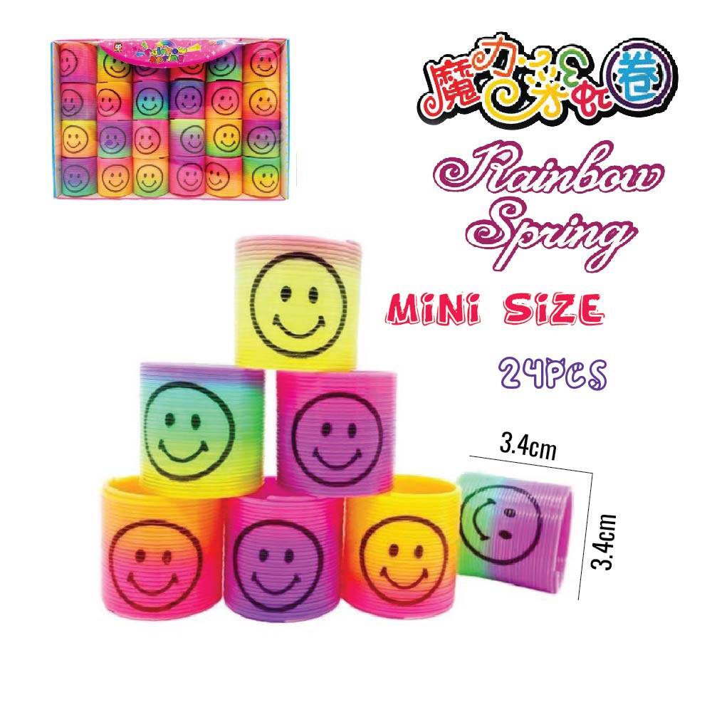 Mini Rainbow Spring Toys 24pcs Rainbow Magic Slinky Toy For Kids E1219 ...
