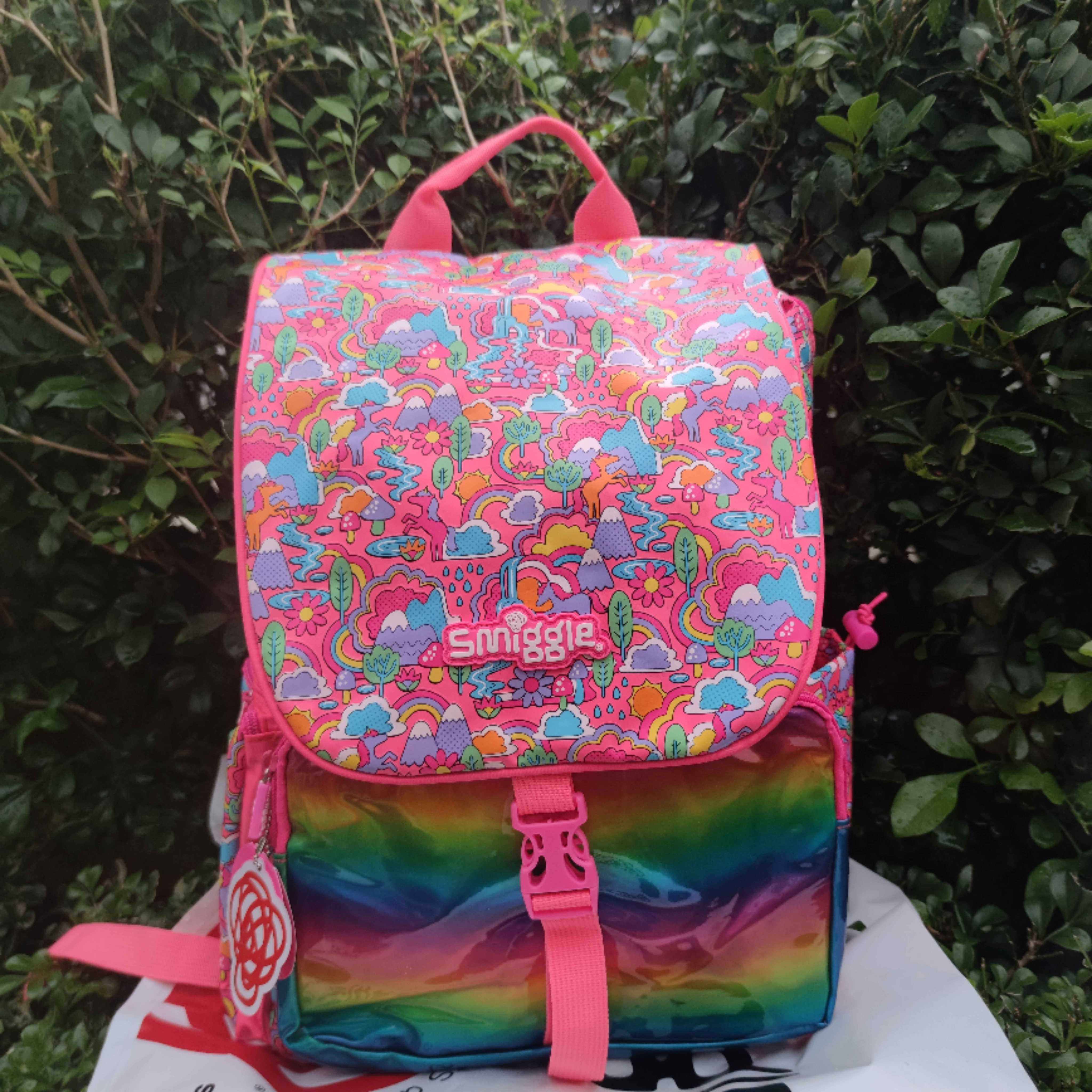 Original Smiggle Classic Backpack Glee Large Chelsea Backpack | Shopee ...