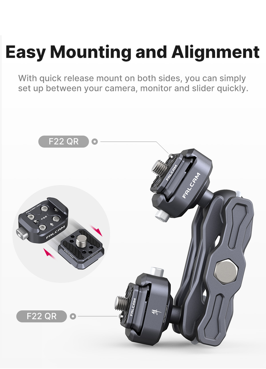 ULANZI Falcam F22 Dual Quick Release Magic Arm | Shopee Malaysia