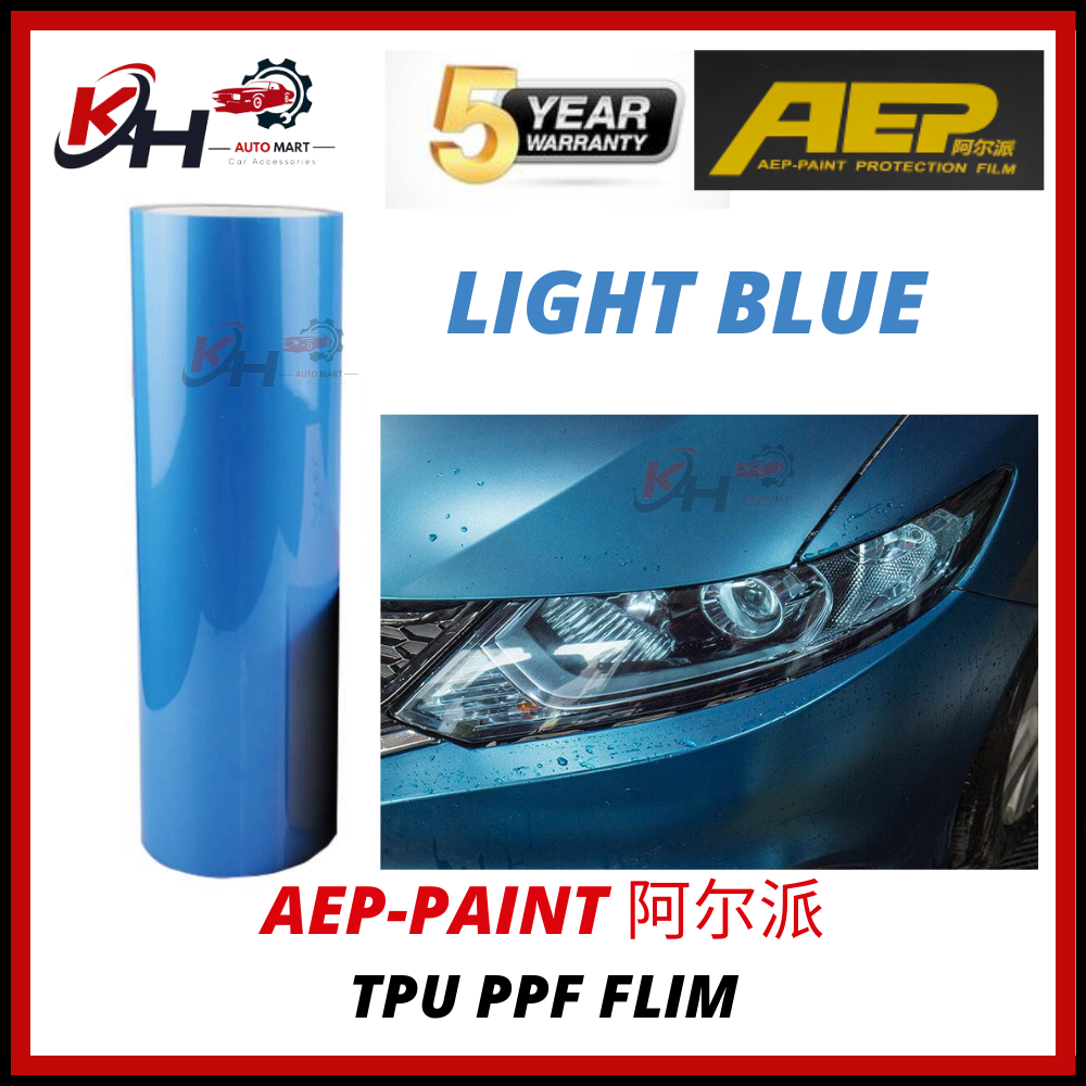 AEP-Paint 💎TPU💎1 METER CUT💥 30cm Car Lamp PPF FILM 7.5Mil Headlight ...