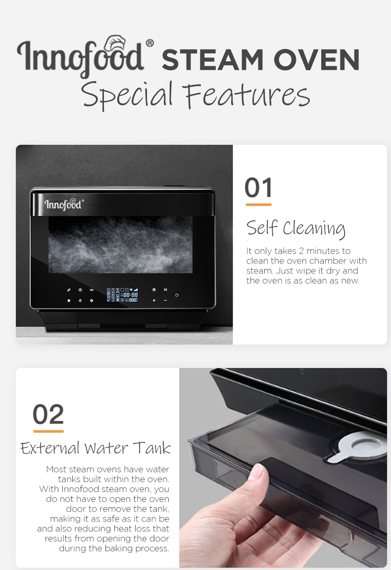 Innofood Digital Steam Oven With Convection Fan KT-CM42S2 (42L ...