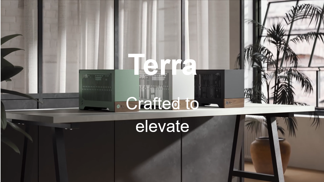 Fractal Design Terra Mini-ITX ITX Small Form Factor 10.4liter SFX,SFX-L ...