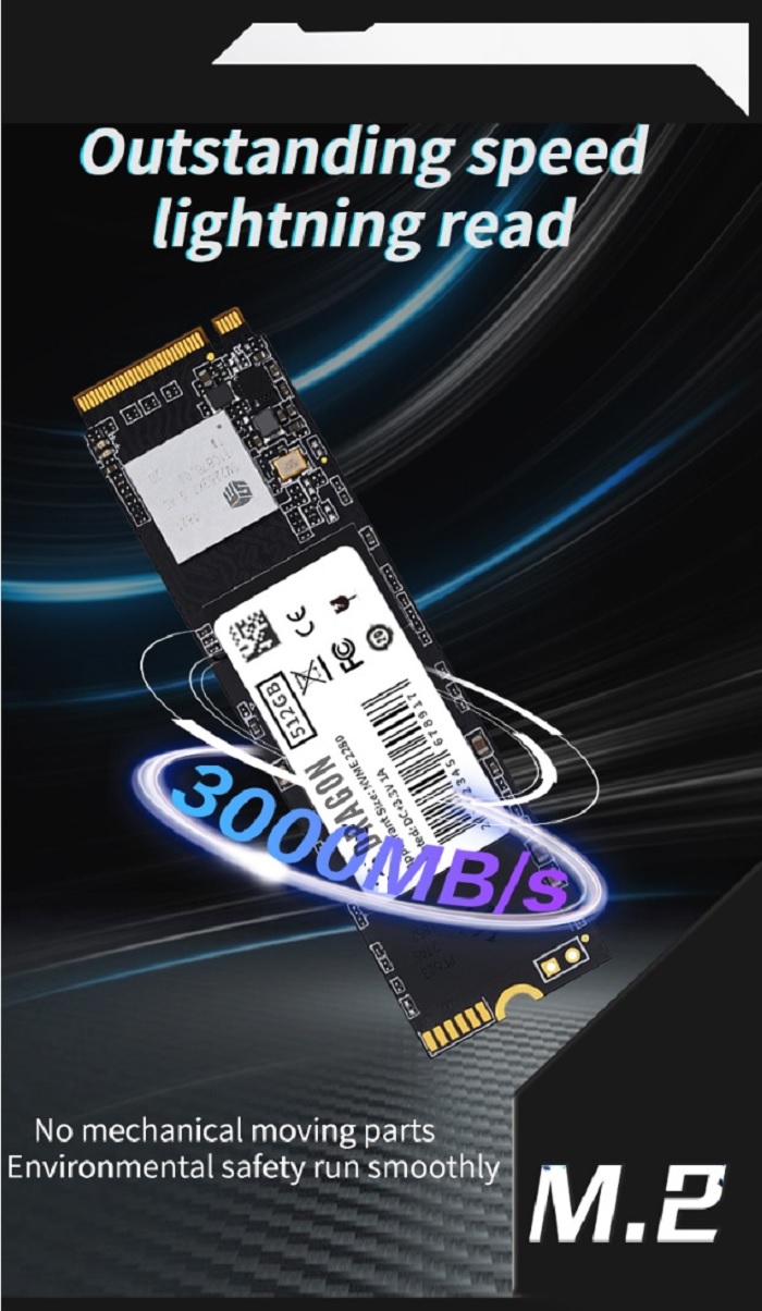 Dragon NVMe M.2 2280 PCIe 3x4 SSD 128GB/256GB/512GB/1TB/2TB for Laptop ...