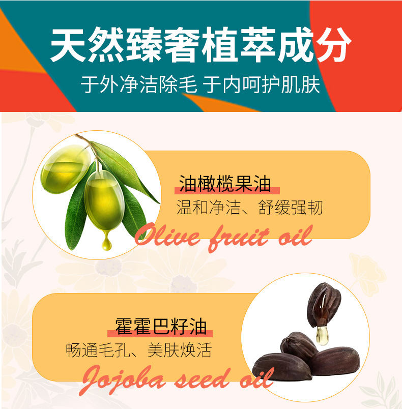 DETVFO Hair Removal Cream Hair Removal Spary Painless Hair Removal Foam ...