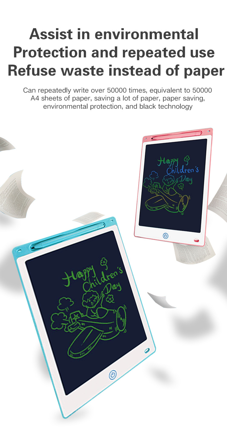 Qbrand 16 Inch LCD Writing Tablet Pad Multi Color Drawing Tablet ...