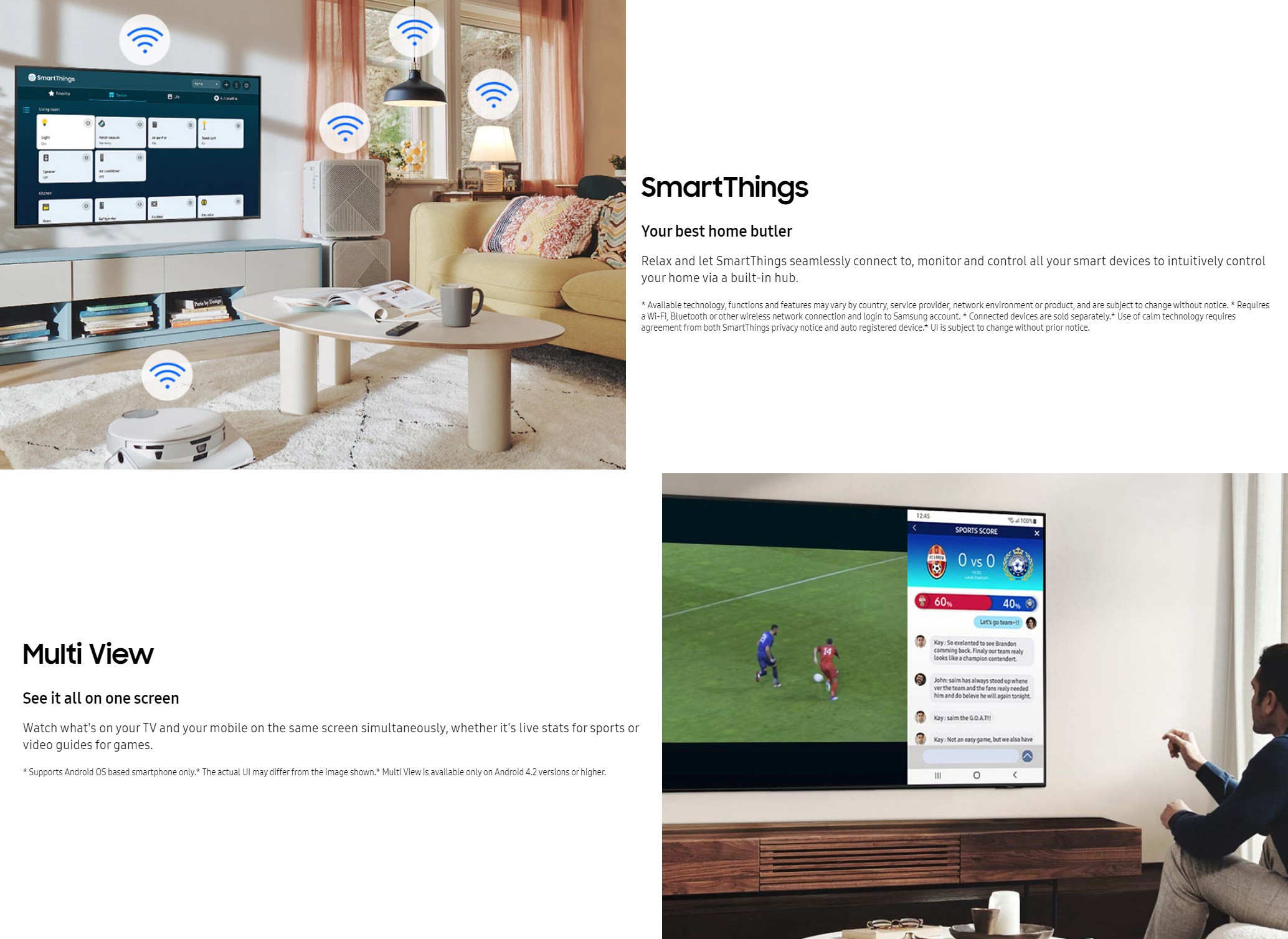 Samsung (85"/85 Inch) DU8000 4K Dynamic Crystal UHD Smart AI TV (2024 ...
