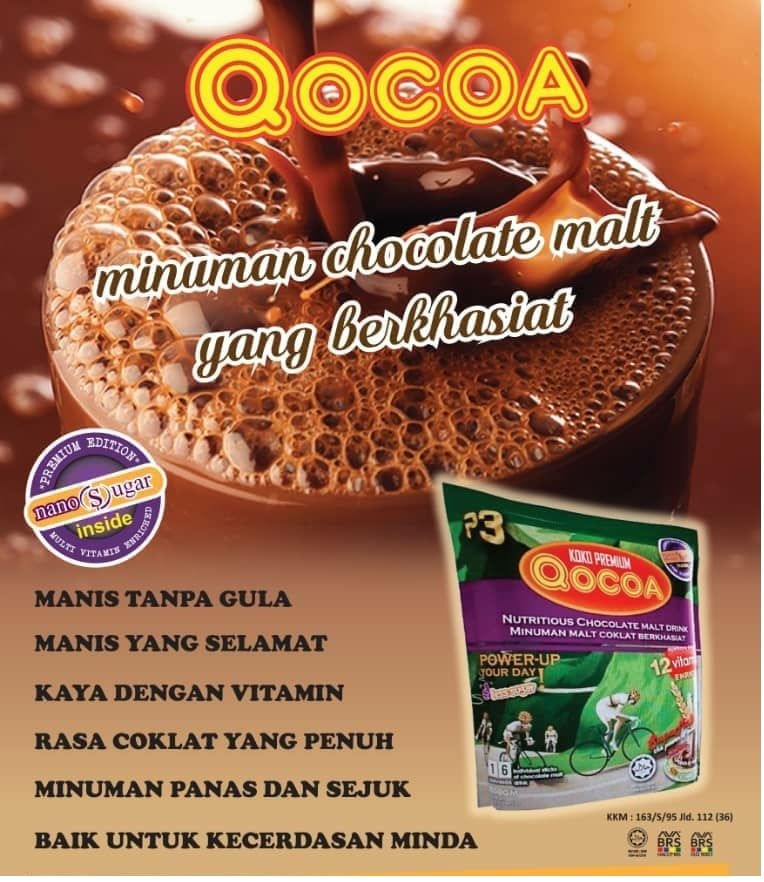 P3 Qocoa (Chocolate Malt Drink)(16sachet x 22g) | Shopee Malaysia