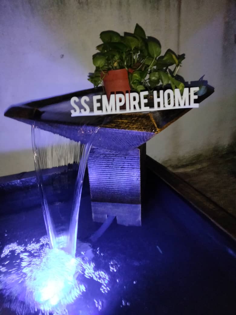 S60 Yellow 6x2 Feng Shui Water Pond Fountain Kolam Air Sandstone Garden ...