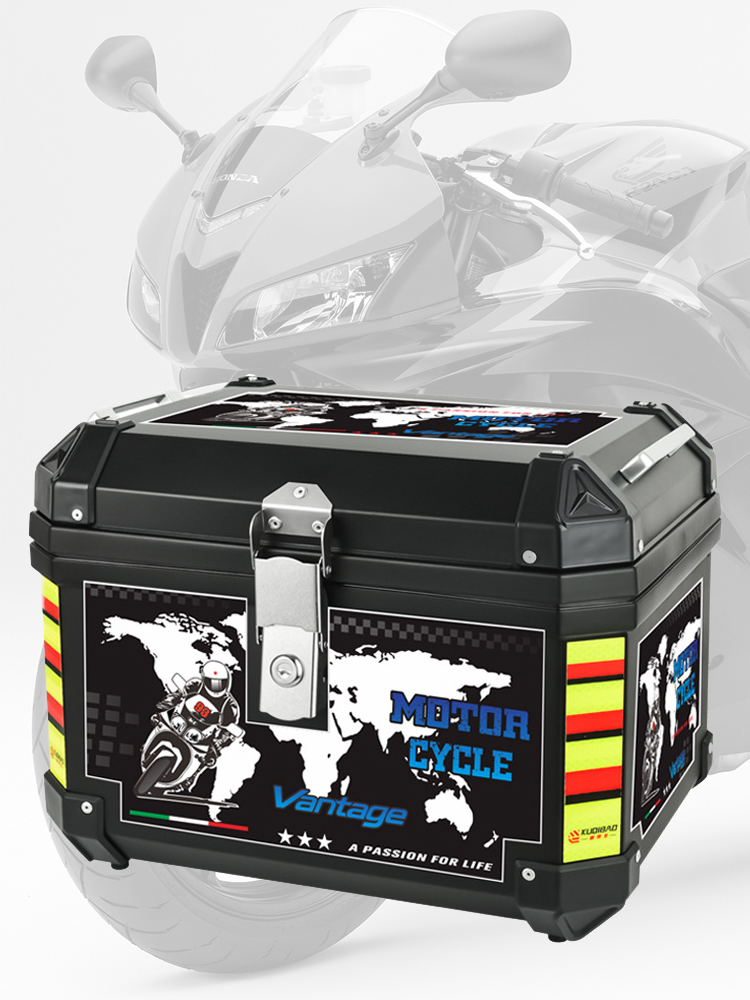 GSB 36L/45L ABS Motorcycle Tail Box Motorcycle trunk Universal ...