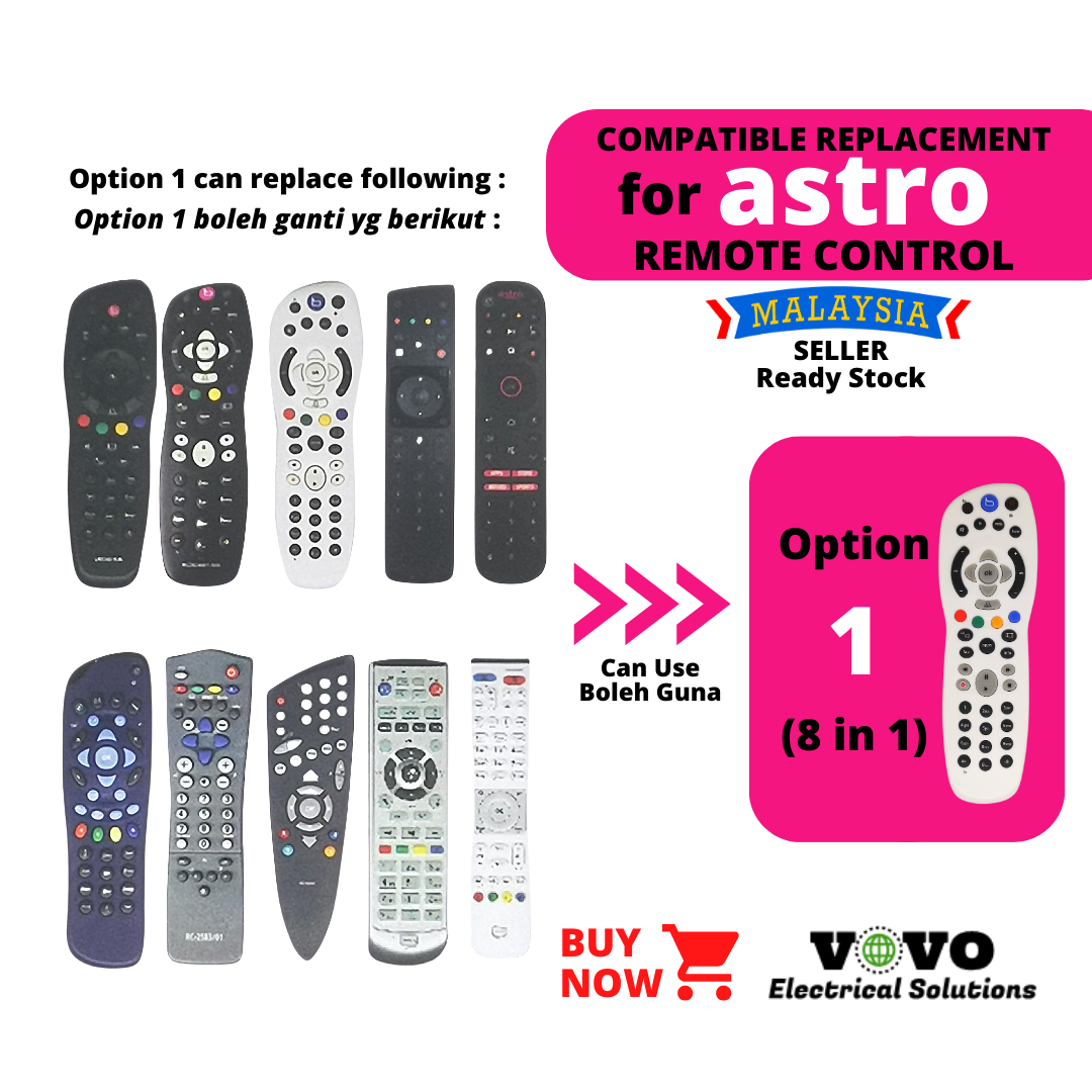 ASTRO Compatible Replacement Remote Control Beyond PVR Ultra Ulti Njoi ...
