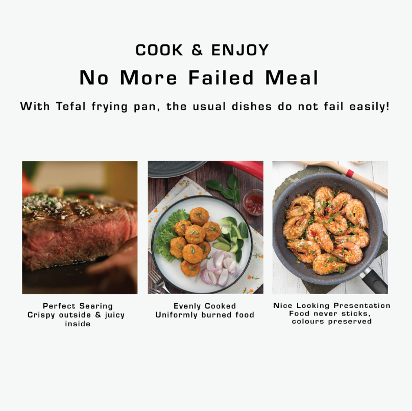 [NEW] Tefal Cook Healthy Induction Deep Frypan 24cm G13484 Wokpan ...