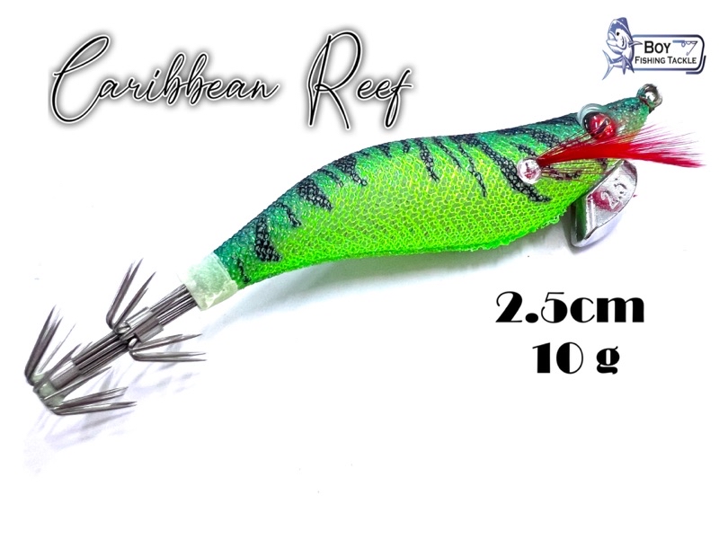 SEAHAWK YASHITA CARIBBEAN REEF CANDAT SOTONG EGING SQUID JIG 2.5cm 10g ...
