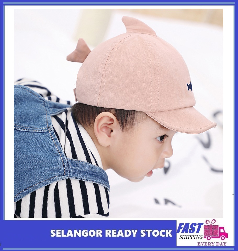 Selangor Ready Stock Kids Boy & Girl Newborn 3D Baby Shark Cap Toddler ...