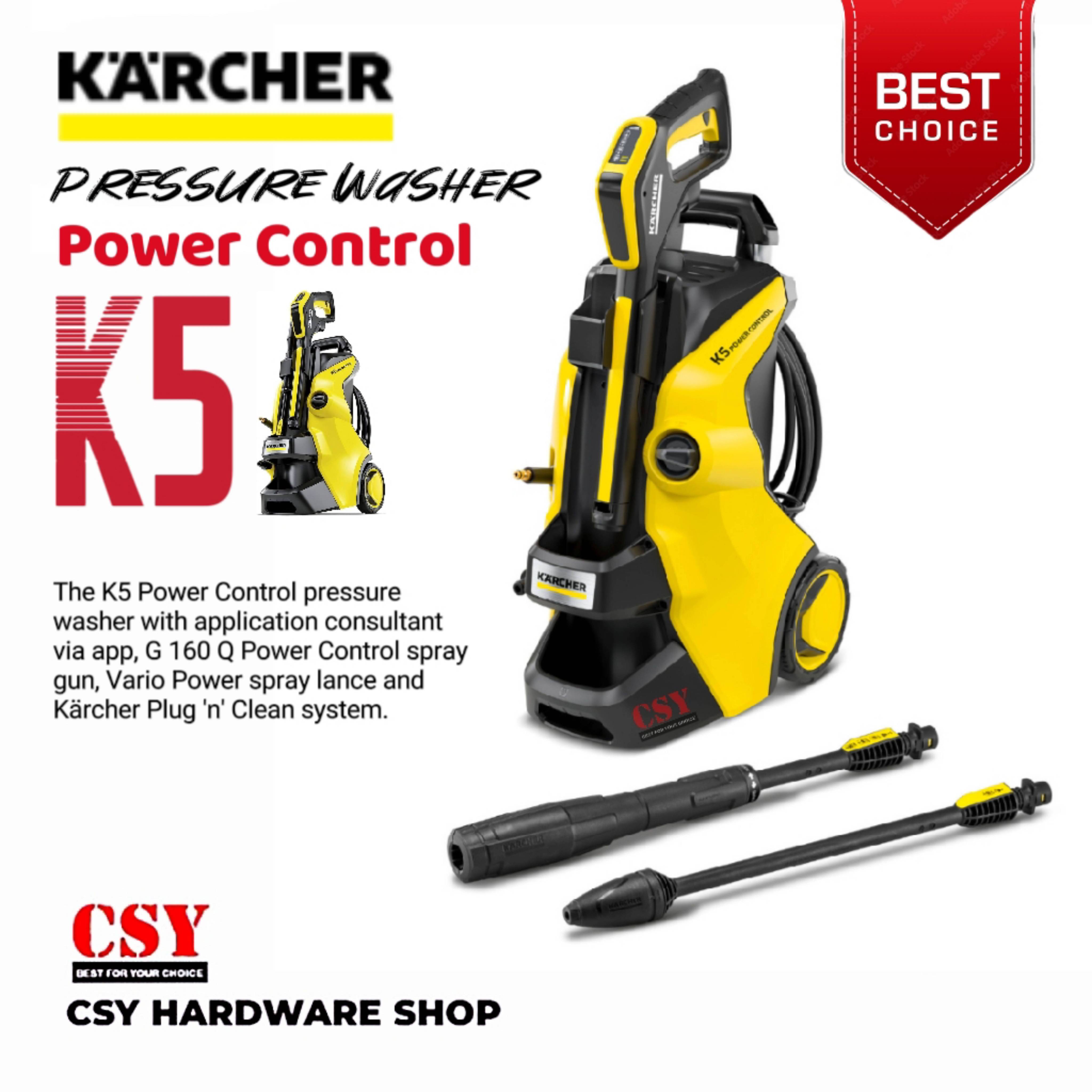 KARCHER PRESSURE WASHER K5 POWER CONTROL / WATERJET TAHAN | Shopee Malaysia