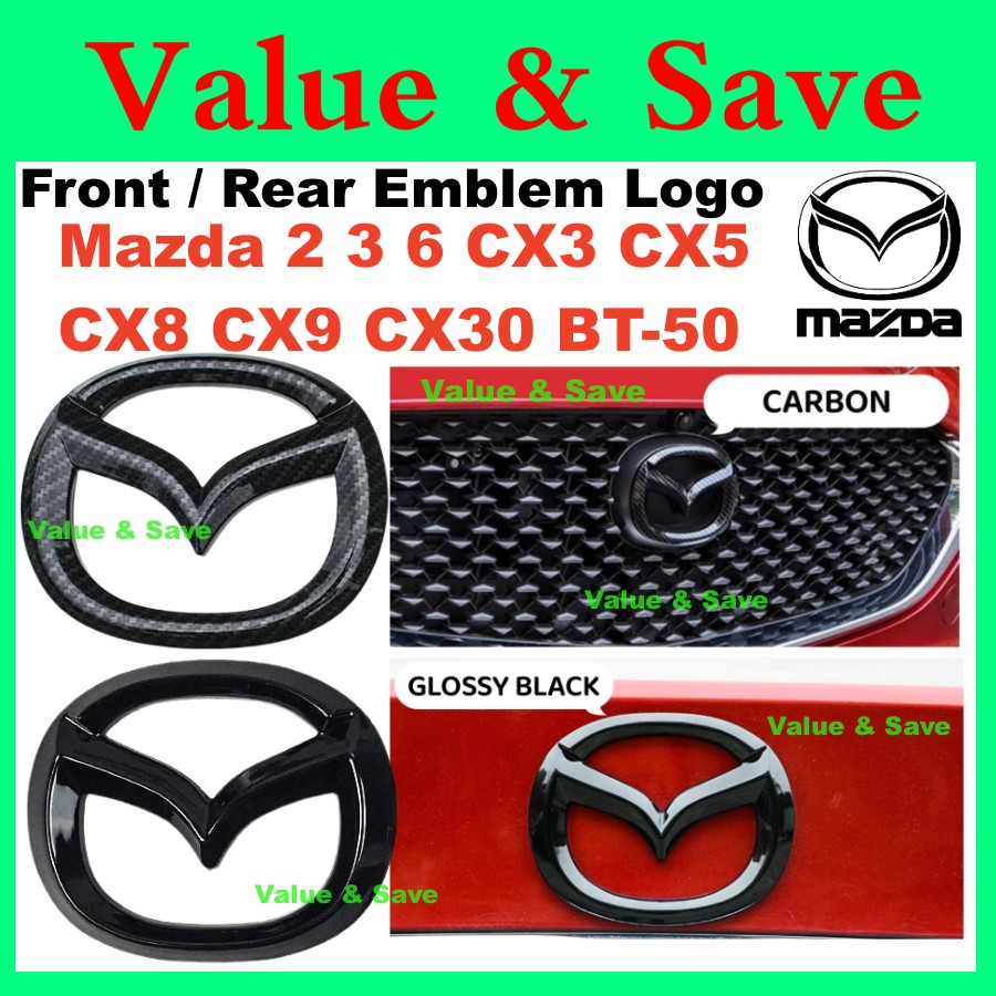 Mazda CX3 CX5 CX8 CX30 MX5 Mazda 2 3 6 BT50 Front Grille Rear Trunk ...