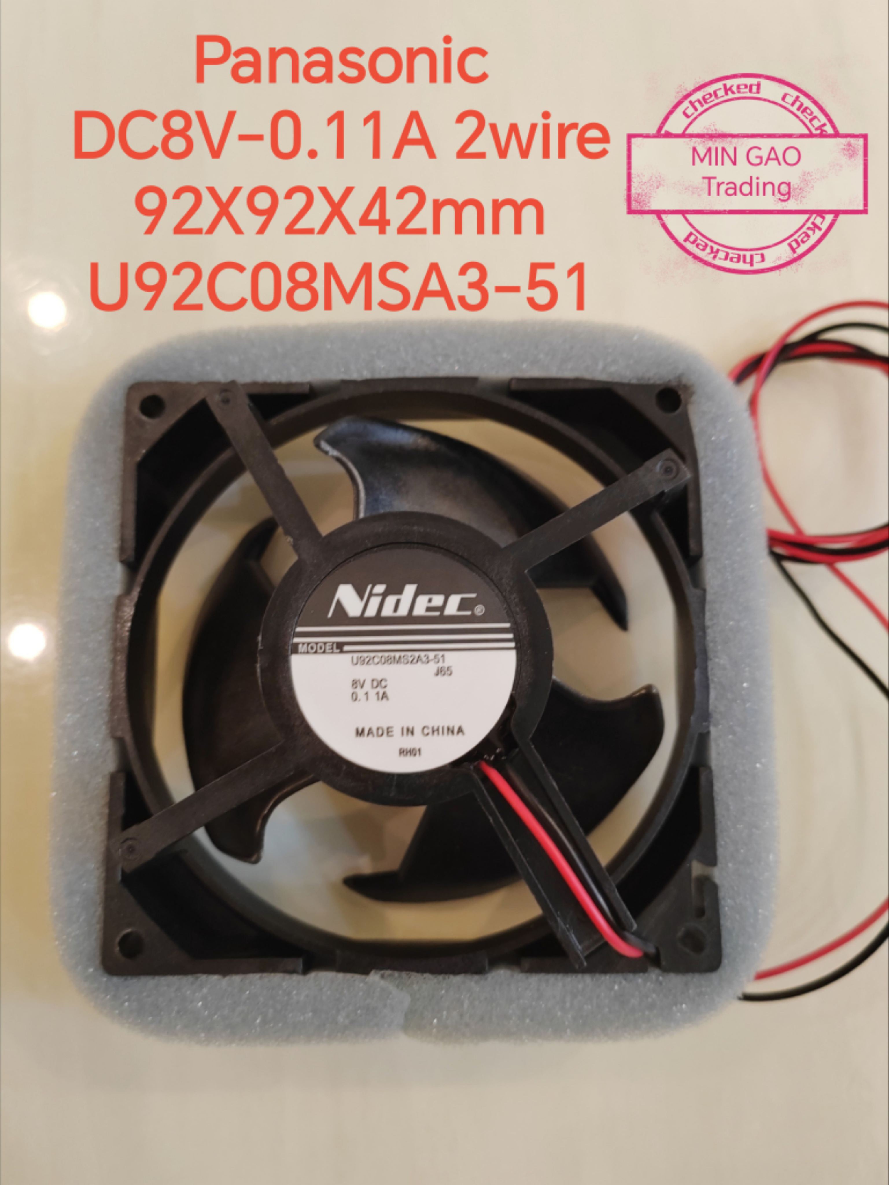 Panasonic refrigerator motor NIDEC U92C08MS2A3-51 8V 0.11A | Shopee ...