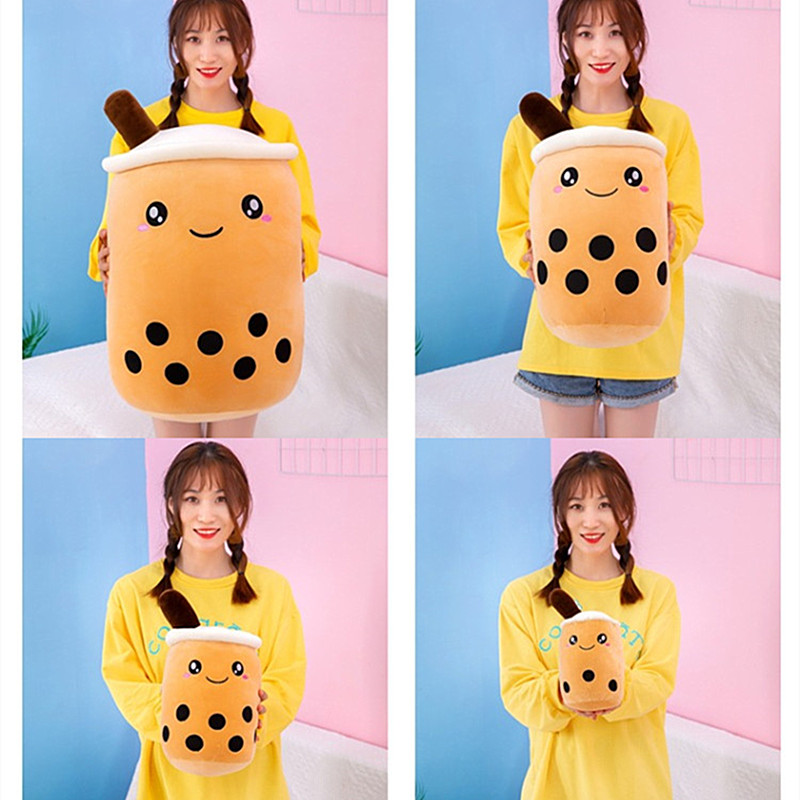 Boba Milk Tea Plushie Gift 24cm/50cm/70cm - Bantal Teh Boba Comel ...