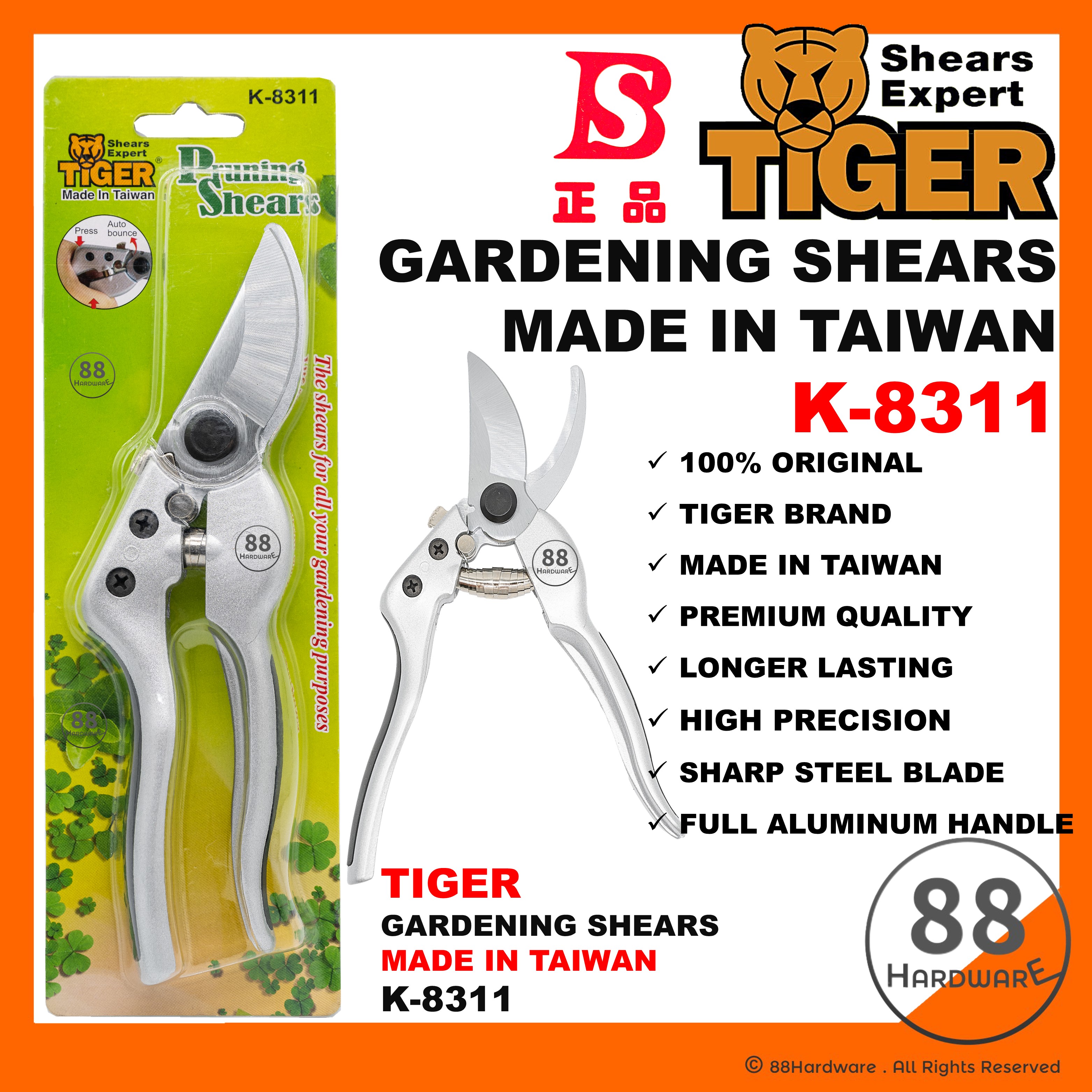 K-8312# K-8313# Tiger flower cutter / garden cutter / gunting bunga ...