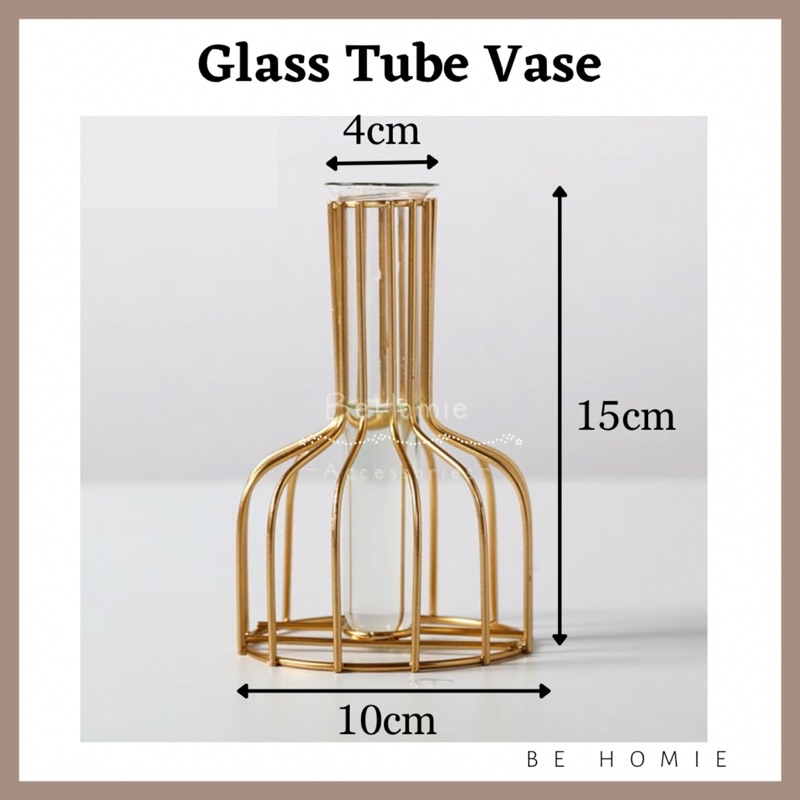 Glass tube flower vase artistic vase simple flower vase minimalist ...