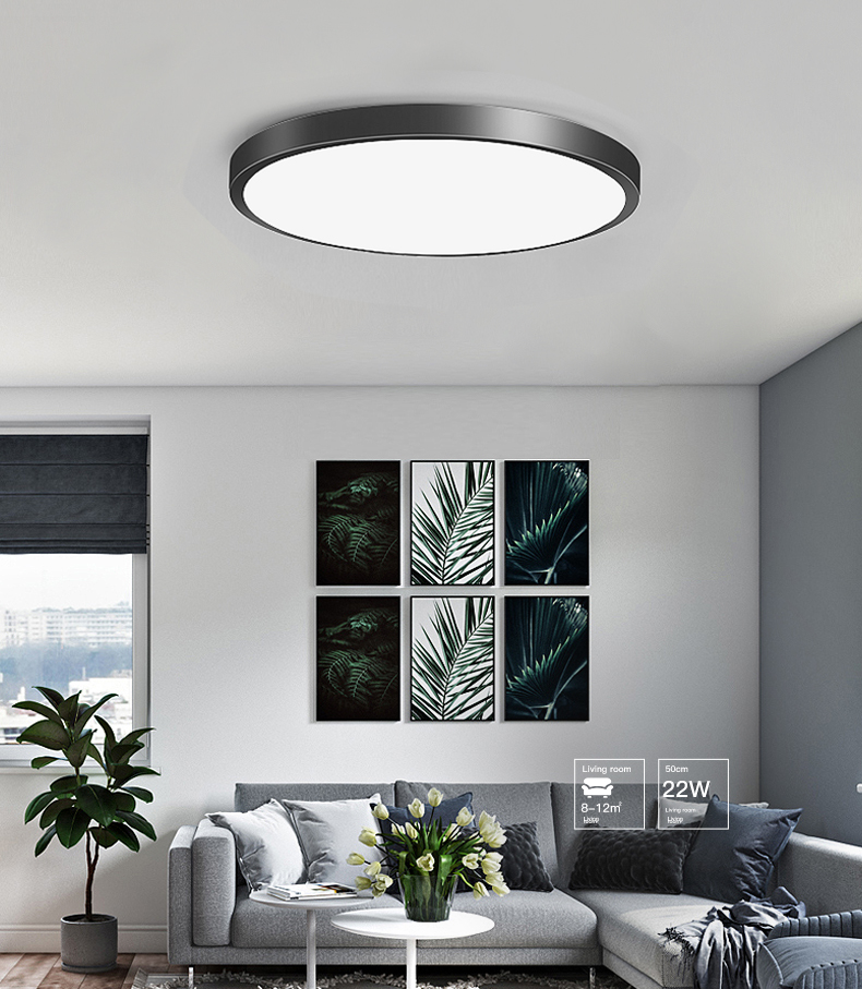CANMEIAJI 3 Colour LED Ceiling Light Modern Ceiling Lamp 70/50W Siling ...