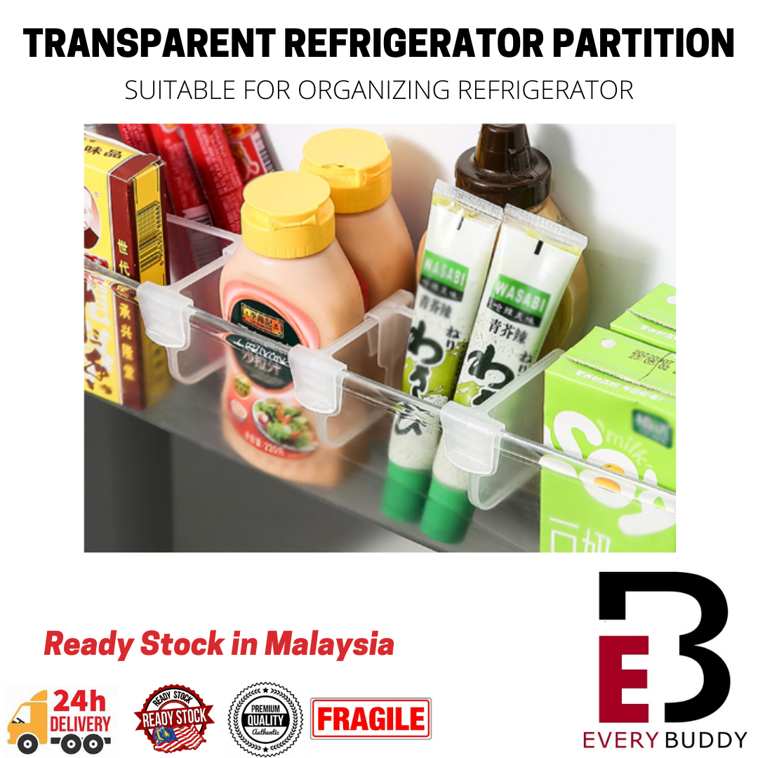 1Pc Refrigerator Storage Partition Board Plastic Divider Storage Splint ...